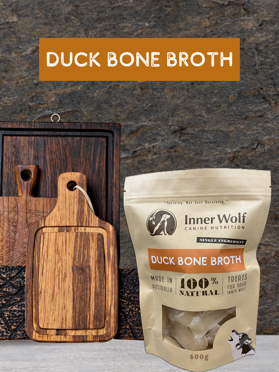 Inner Wolf Duck Bone Broth Dog Treats Sunshine Coast