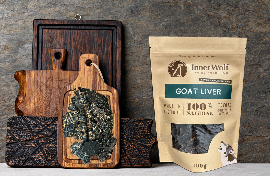 Inner Wolf Goat Liver Dog Treats Sunshine Coast