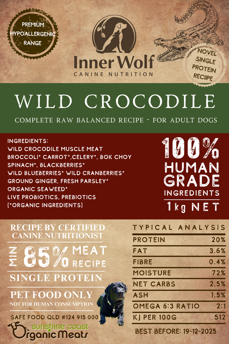 Inner Wolf Atlantic Salmon Dog Food Sunshine Coast