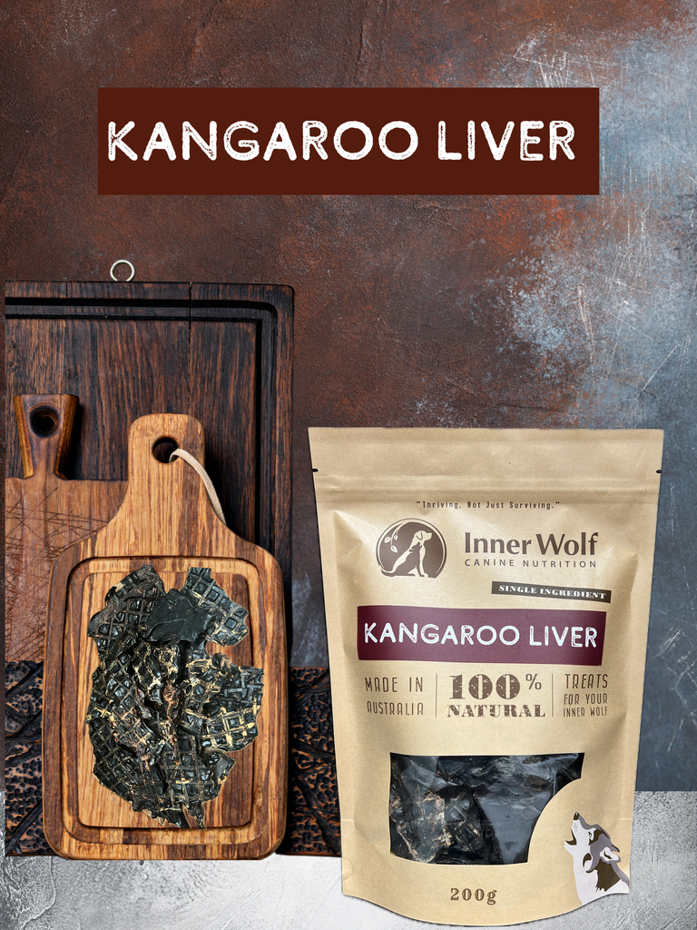Inner Wolf Kangaroo Liver Dog Treats Sunshine Coast