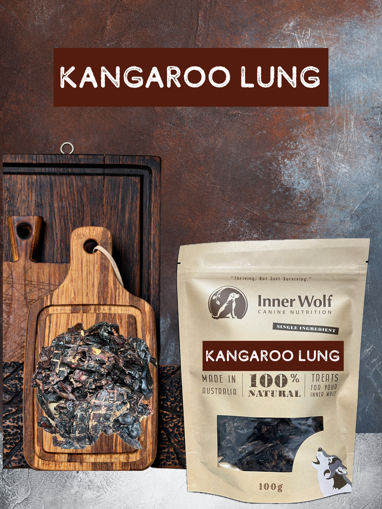 Inner Wolf Kangaroo Lung Dog Treats Sunshine Coast